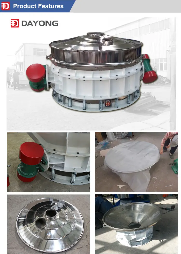 Promotion Chitosan Glucose Wood Chips Straight Vibratory Sifter Double ...