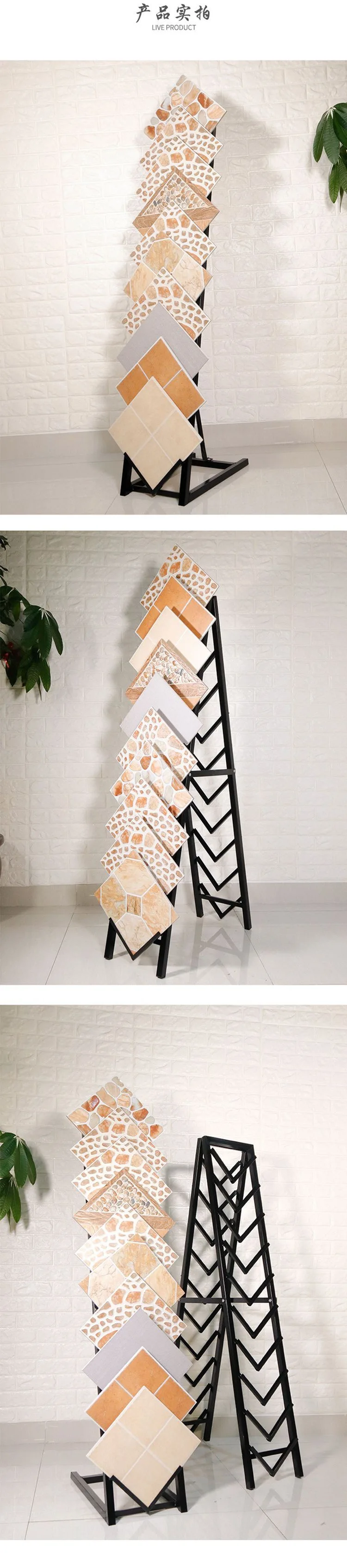 Metal Counter Top Granite Sample Tower Tile Quartz Showroom Marble ...