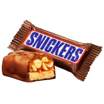 Snickers 50g X 24 Pieces X 12 Box Nougat,Peanuts,And Caramel With A ...