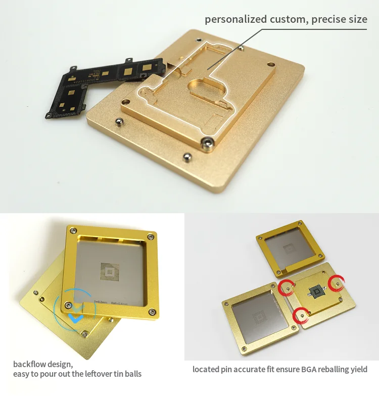 Reballing Jig 80mm 90mm Stencil Common Use Auto Lock Accurate Position ...