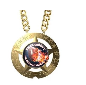 Custom Super Star Champ Chain Zinc Alloy Marathon Running Award 3d ...