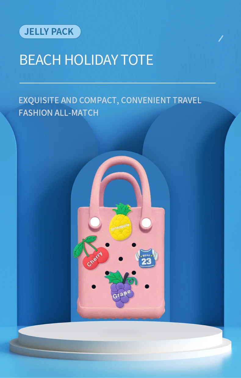 Hot Selling Eva Jelly Bag Portable Borg Bag Diy Cute Flower Accessories ...