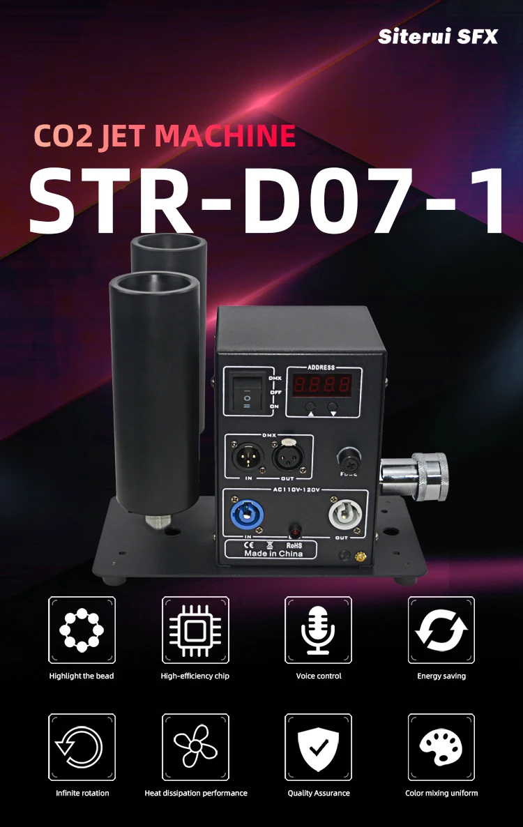 SITERUI SFX Party Used Powerful CO2 Gas Jet Equipment DMX CO2 Jet Smoke Machine for DJ Show ...