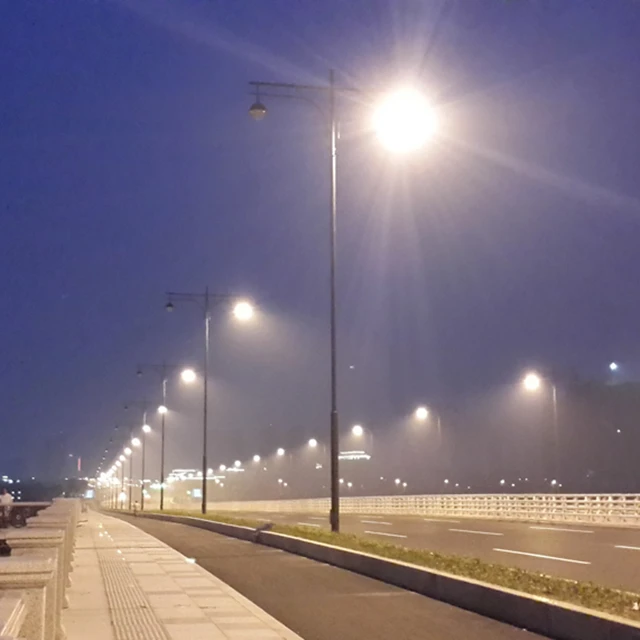 Customized Design Led Street Light Poles With Outdoor Lighting For ...