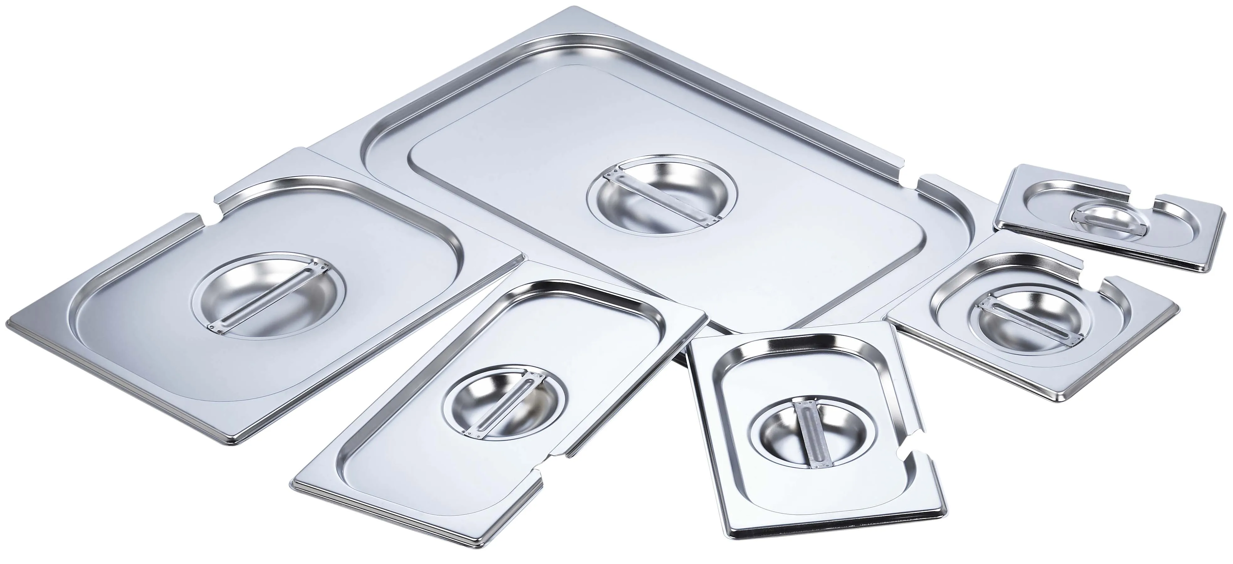 Stainless Steel Gn Pan Cover Lid Merchant Wholesale Hotel Buffet Stainless Steel Trays - Buy ...