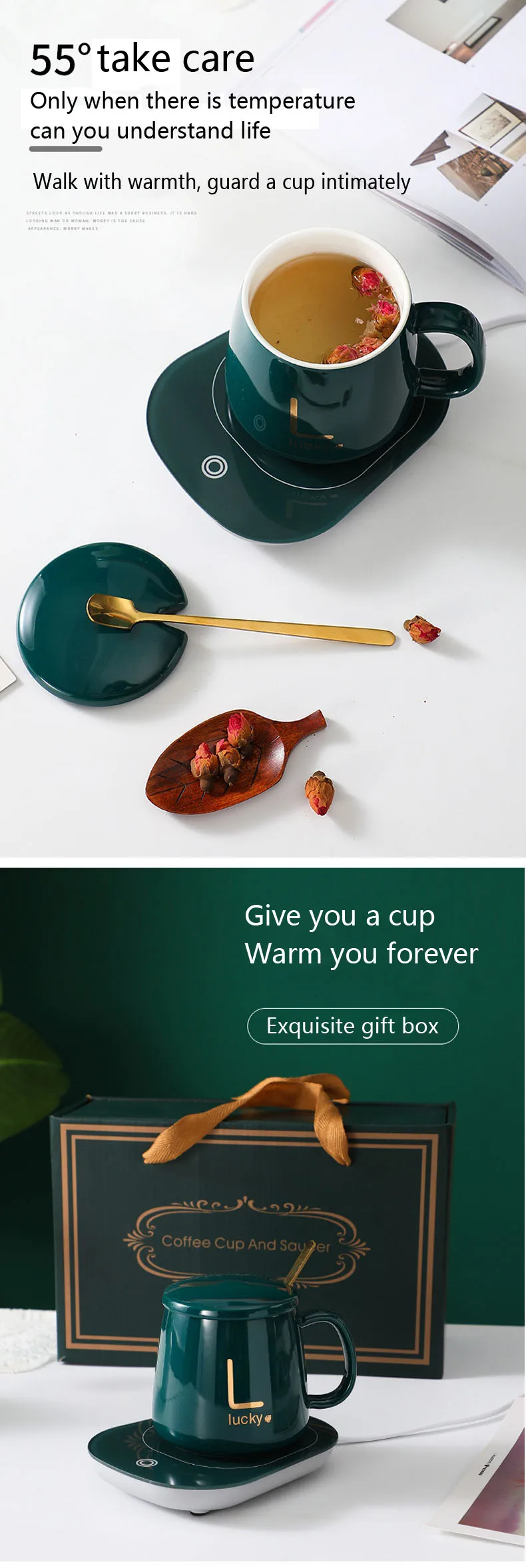 Hot Sale 55 Degree Centigrade Automatic Thermostatic Ceramic Coffee Cup ...