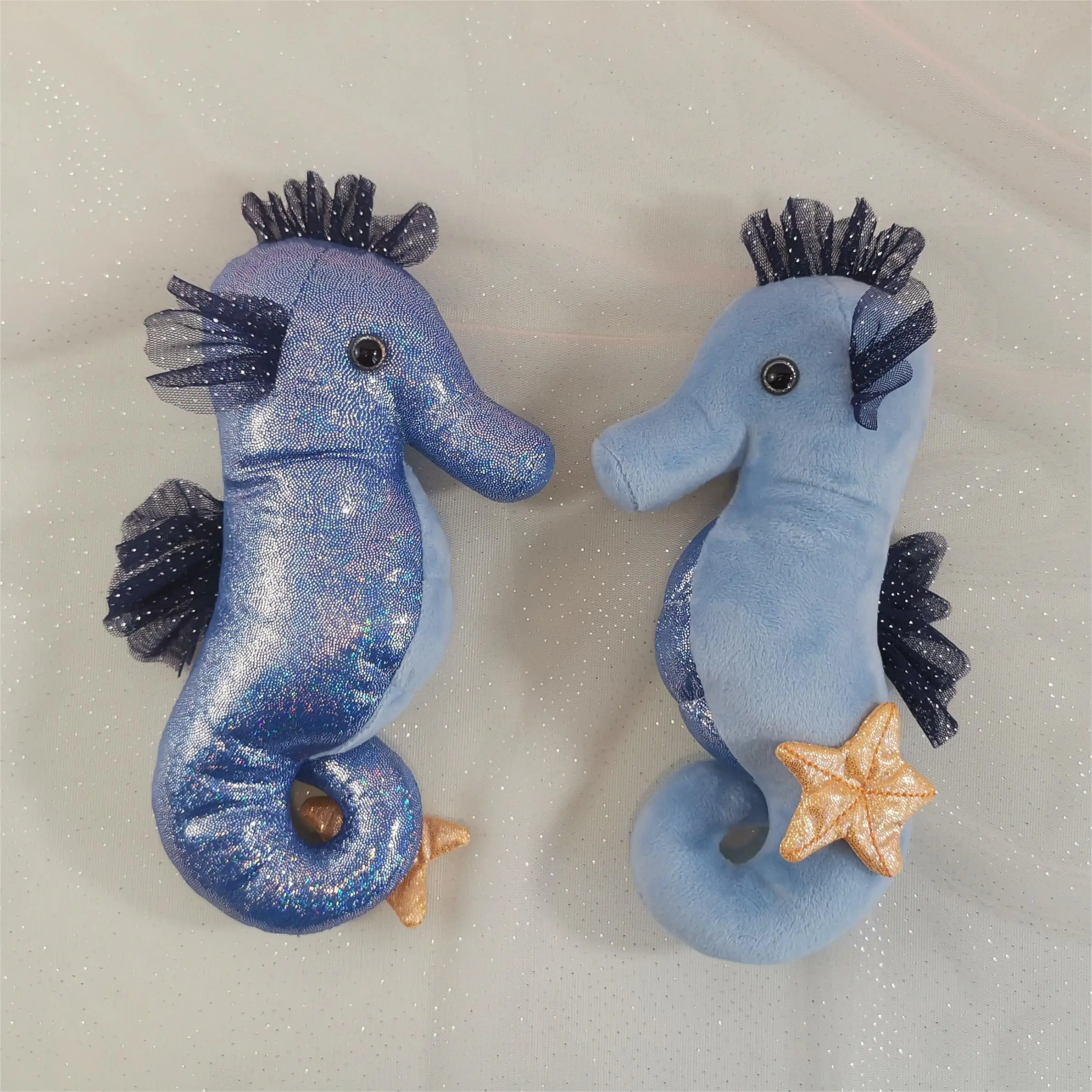Customized The Petting Zoo Plush Soft Stuffed Animal Sparkle Seahorses ...