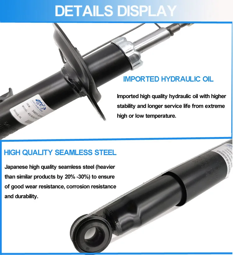 Rear Shock Absorbers for Toyota Land Cruiser HDJ100 345023 48531-69685 ...