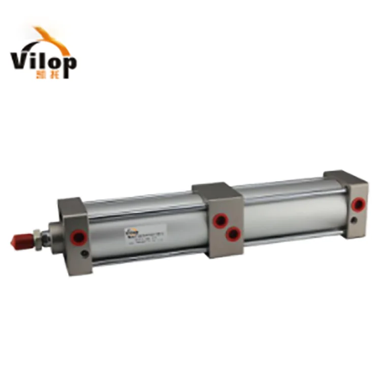 Multipower Pneumatic Piston Cylinder - Long Stroke & Cushion