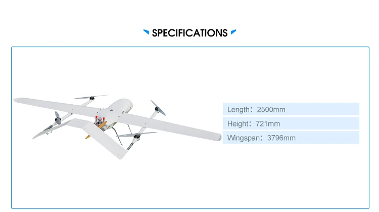 50p Gps Rtk Vtol Uav Drone Pour Topographie Flight Controller Aerial ...