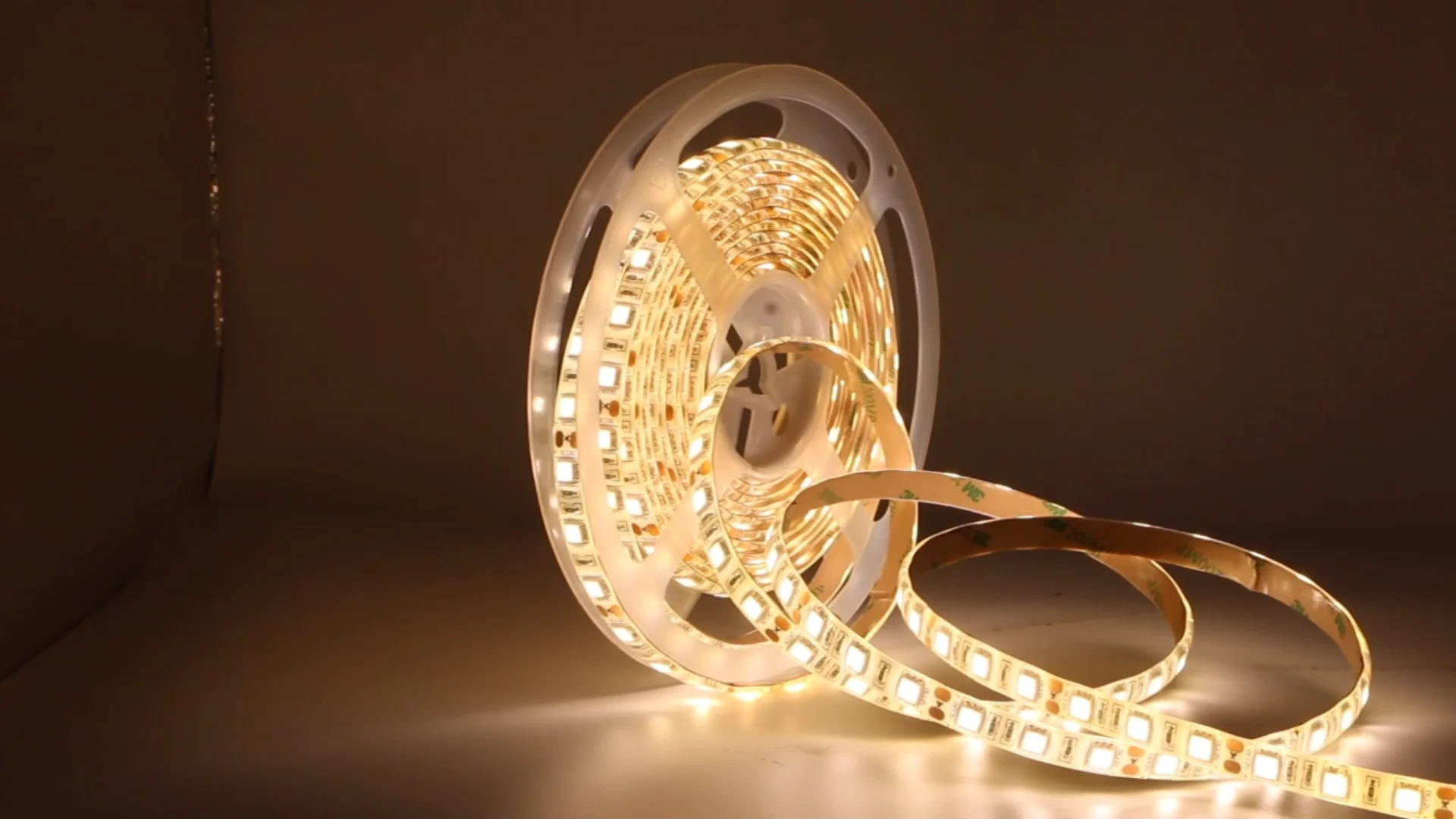 12v Ip65 Waterproof Strip Lamp Warm White Smd 5050 Smd 60leds/meter Led ...