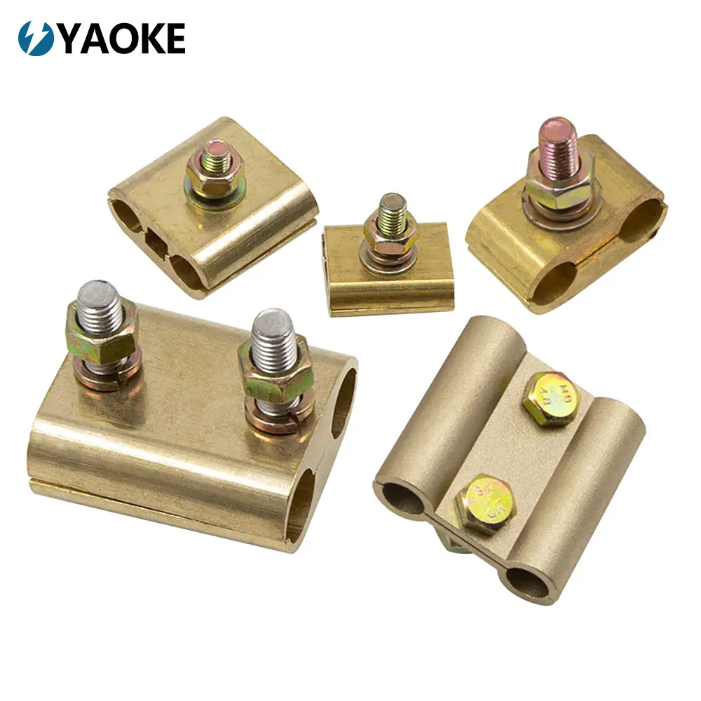 Earthing Equipment Connection Clamp Grounding Fitting Brass Electrical ...