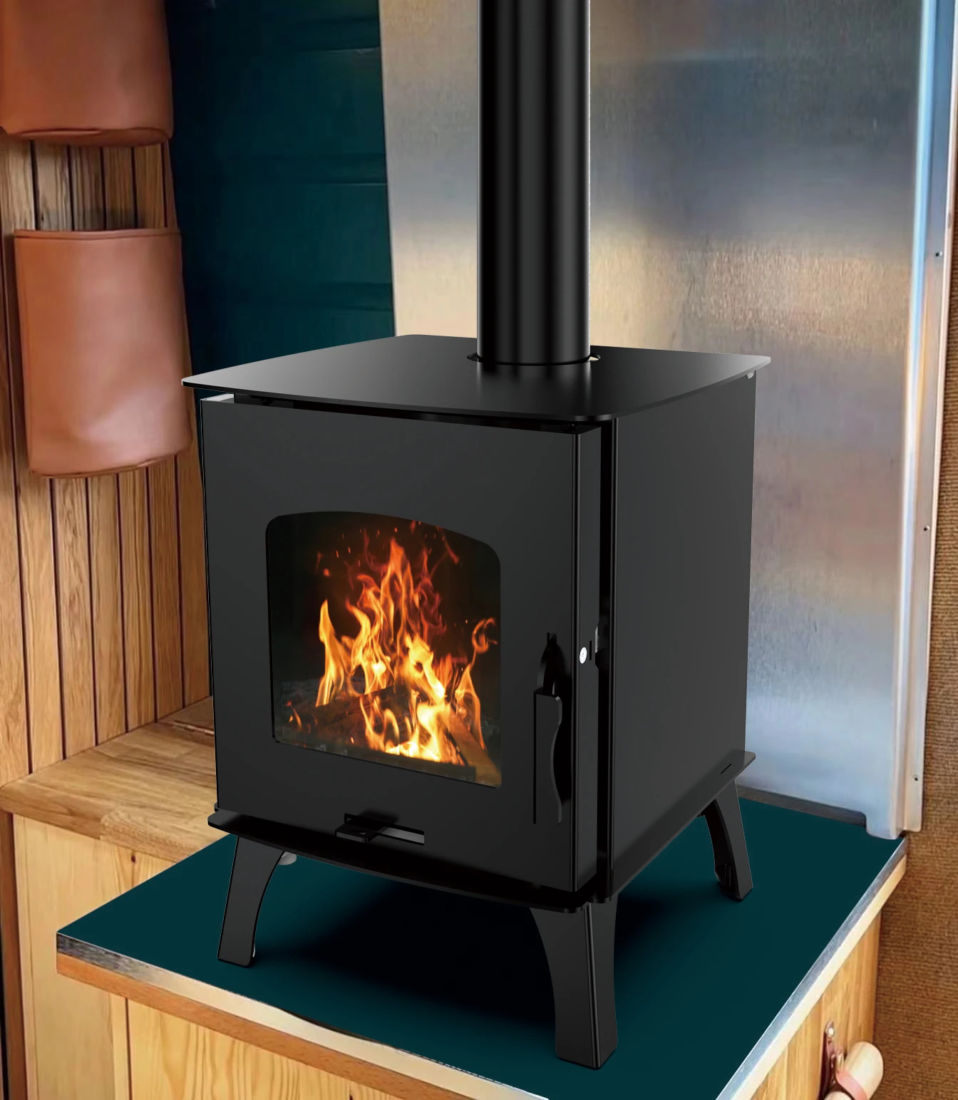Wood Stove Explosive Models R04 Freestanding Premium Black Mini Wood ...