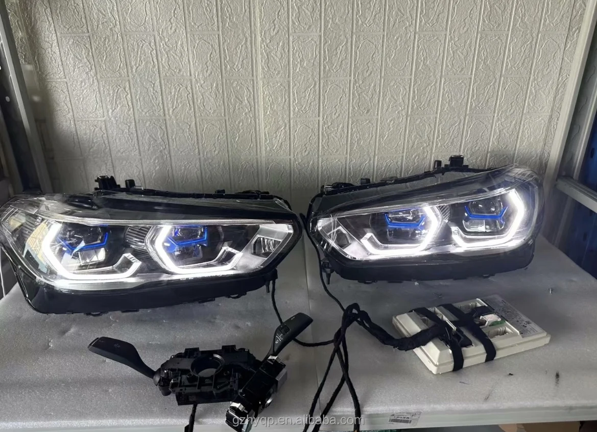 Original G05 Laser Headlight Shadow Line Black OEM for BMW X5 X6 F95 ...