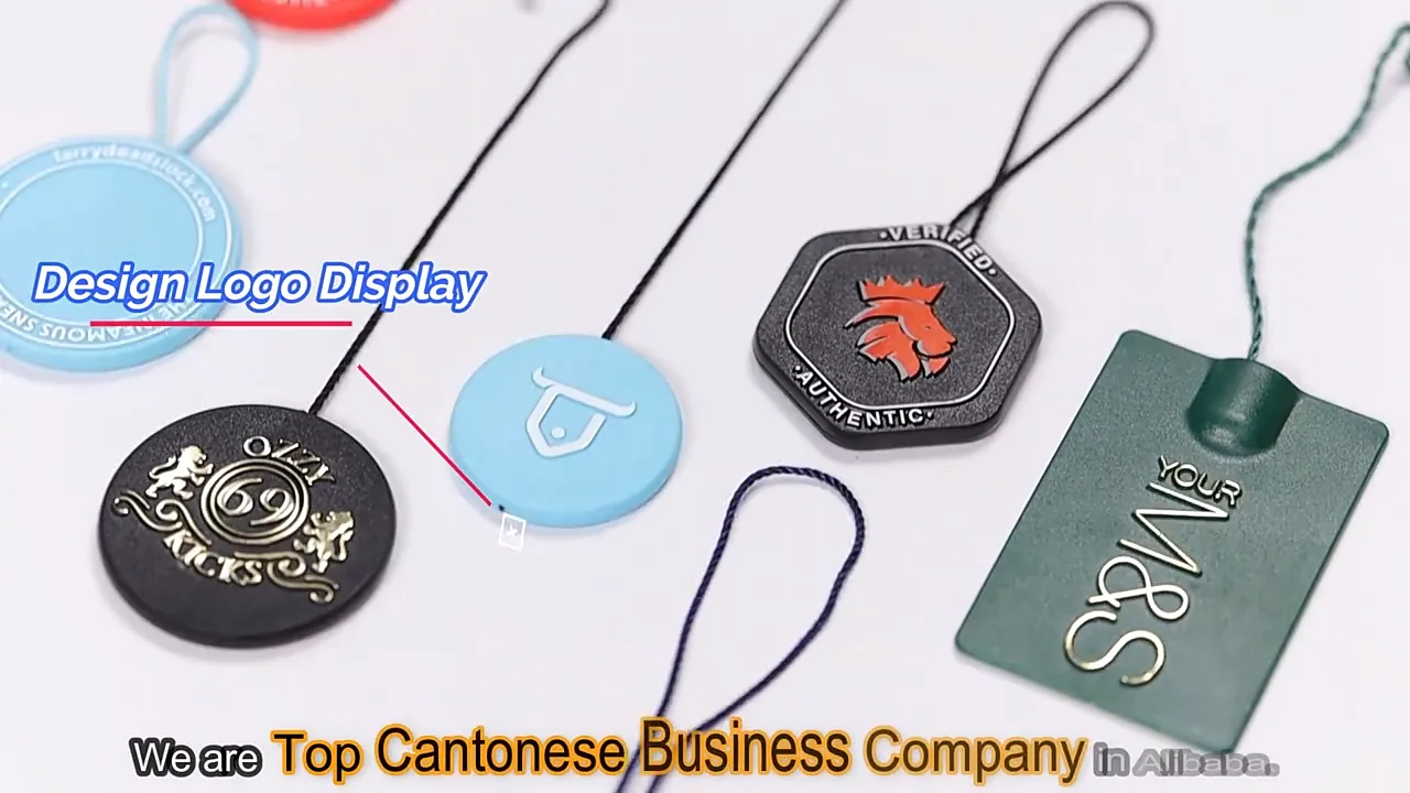 Wholesale Custom Logo Garment Seal Lockable Polyester String Colourful ...