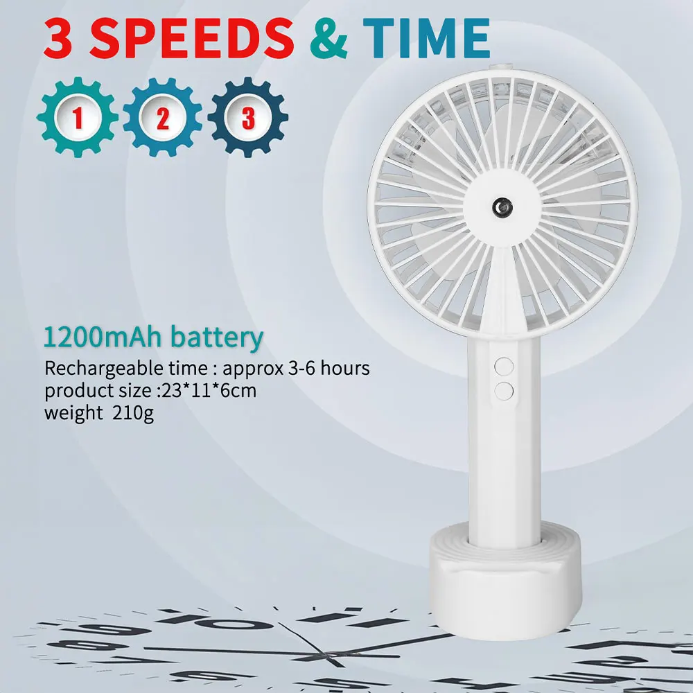 High Quality Portable Handheld 3 Speed Fan Electric Mini Hand ...