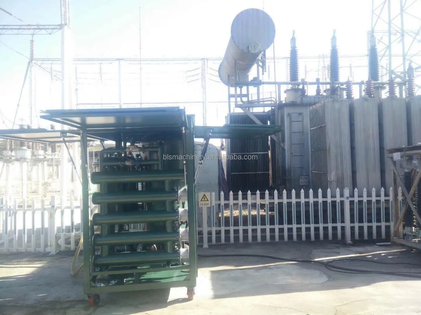 Double Stage Vacuum Dehydrator Degasifier Transformer Oil Filtration ...