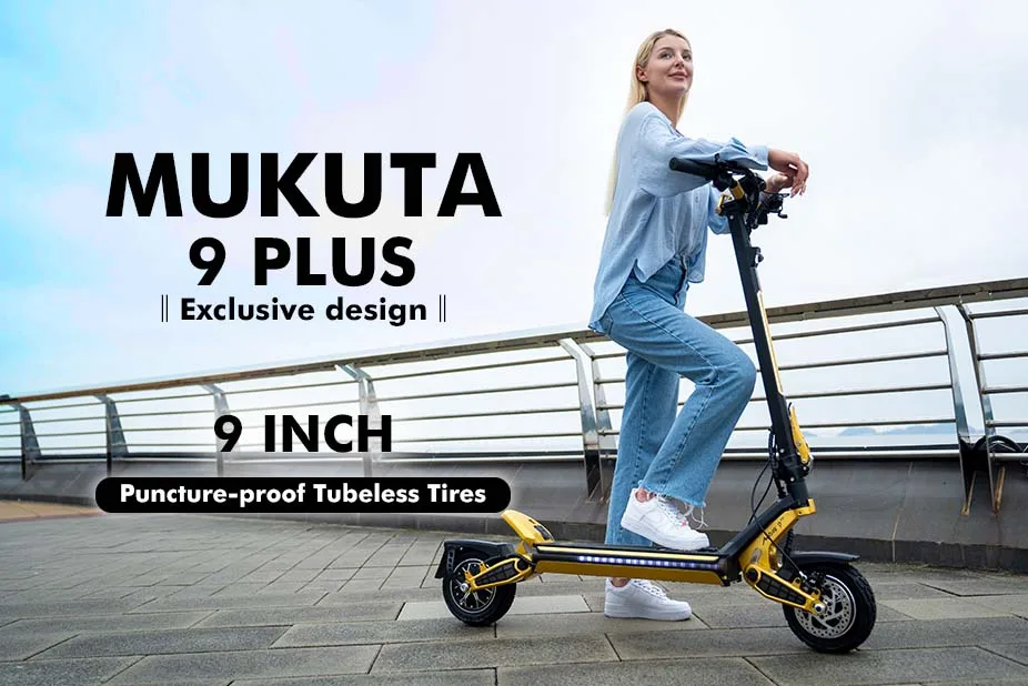 Mukuta 9 Plus Electric Scooters - Powerful Adult E Scooters