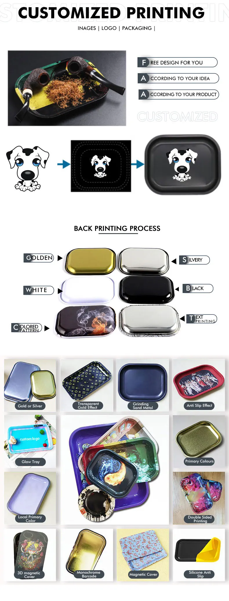 Cheap Price Custom Logo Rolling Tray - Eco-friendly