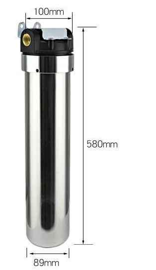 Ecowell 304 Stainless Steel Water Filter Housing - 10/20 Inches