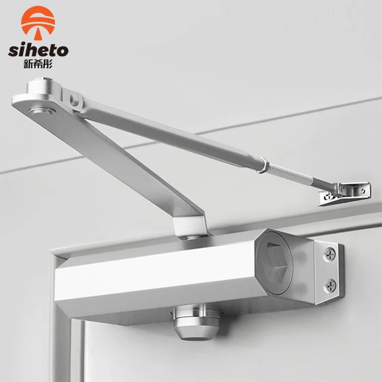 Aluminum 180 Degree Door Closer Multi-Function Gate Closer Automatic ...