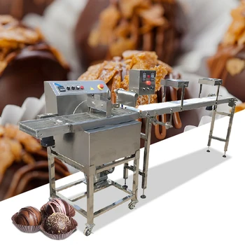 2023 Table Top Mini Chocolate Enrobing Coating Machine Small Chocolate ...