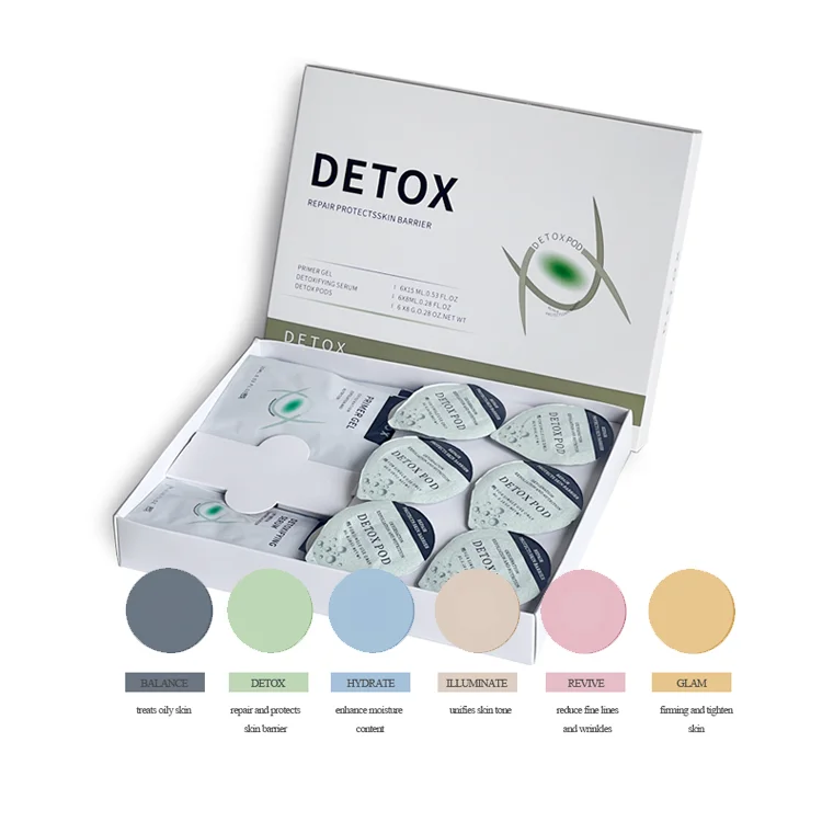 Hot Sale Glam Hydrate Detox Co2 Bubble Oxygenation Oxygen Facial Pods ...