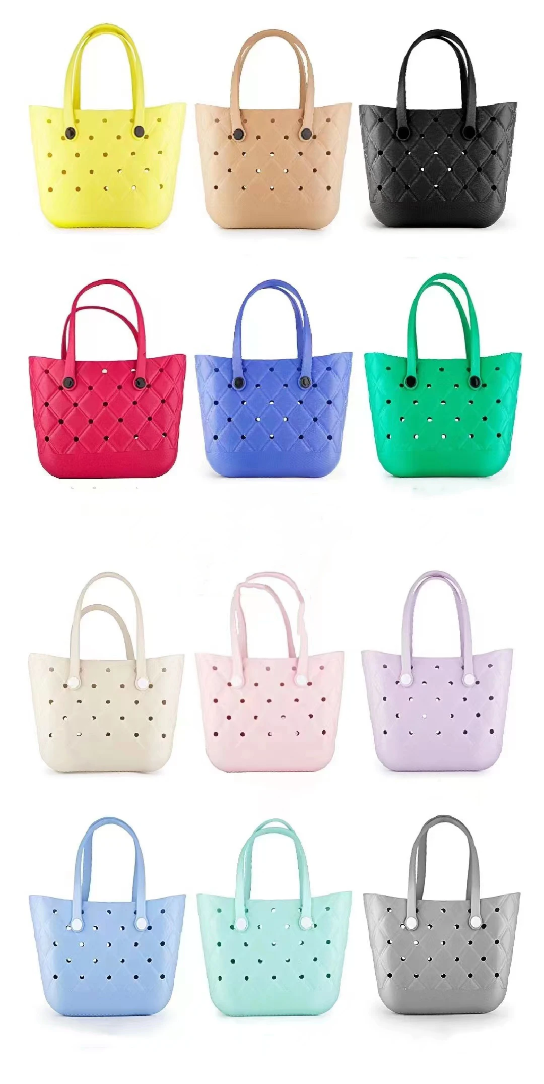 2023 Custom/wholesale Designer Xl Croc Bags Women Summer Waterproof ...