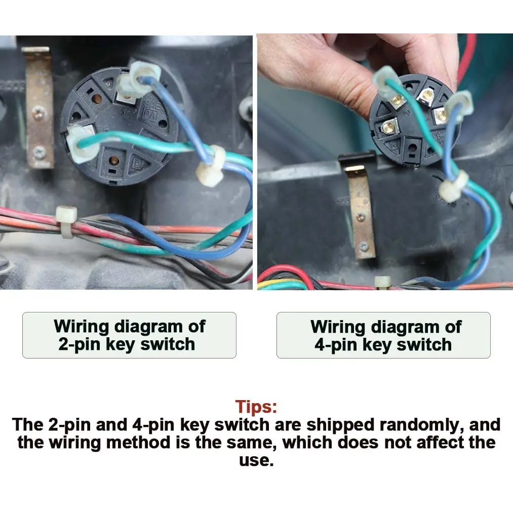 Golf Cart Starter Switch Ignition Key Switch for Club Car