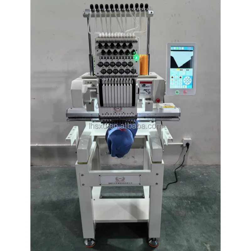 Small embroidery machine/Embroidery machine single-head 12 needle ...