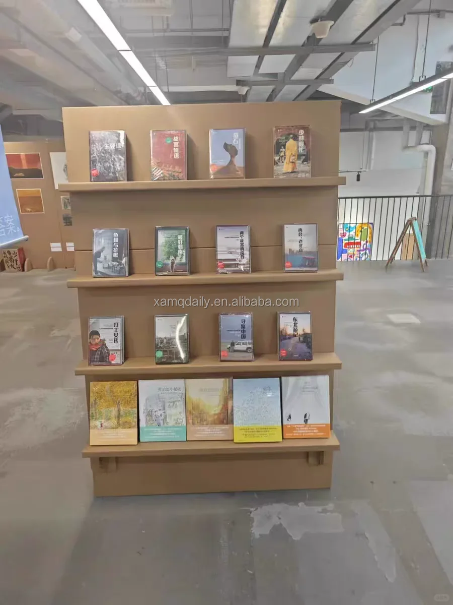 ECO-Friendly High-Low Exhibition Stand Corrugated Honeycomb Cardboard ...