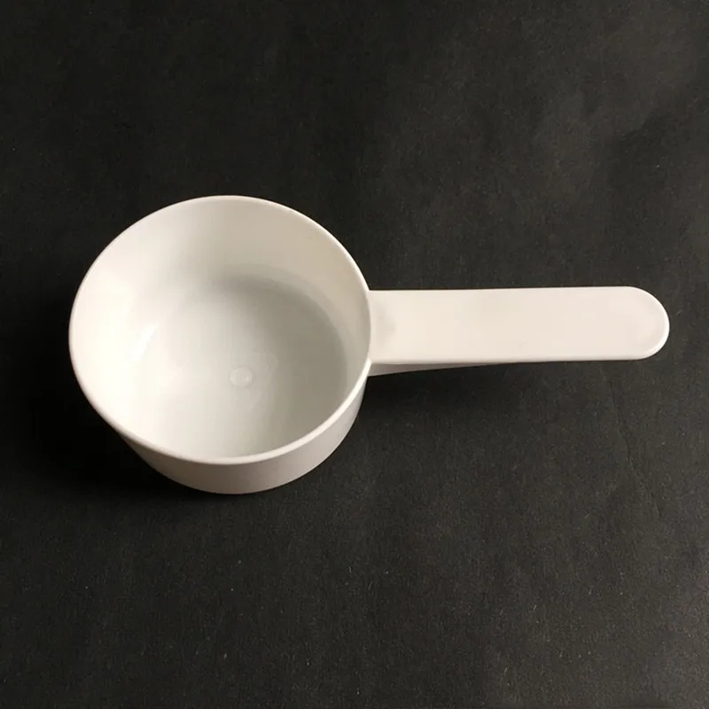 20g 40ml Plastic Pp Measuring Spoon,40cc White Black Round Flat Bottom ...