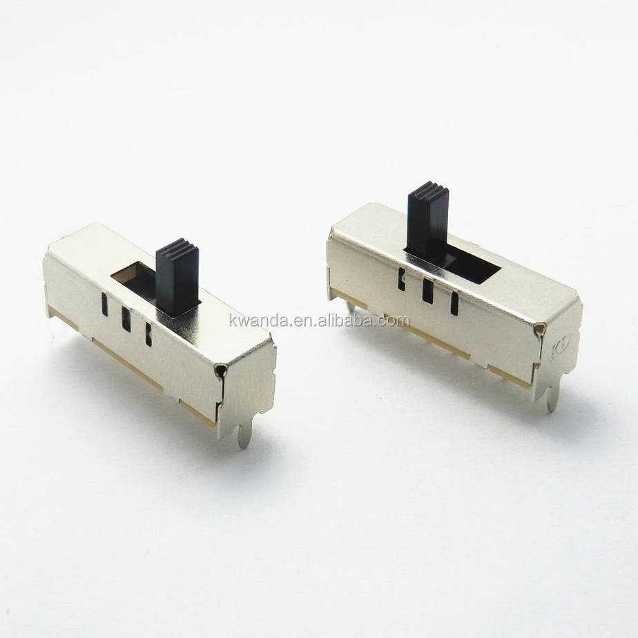 Mini Micro Silver Plating Sliding Switches Toggle Spdt Horizontal Slide ...
