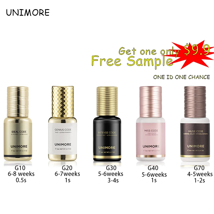 Unimore Korean Professional Eyelash Adhesive - Waterproof