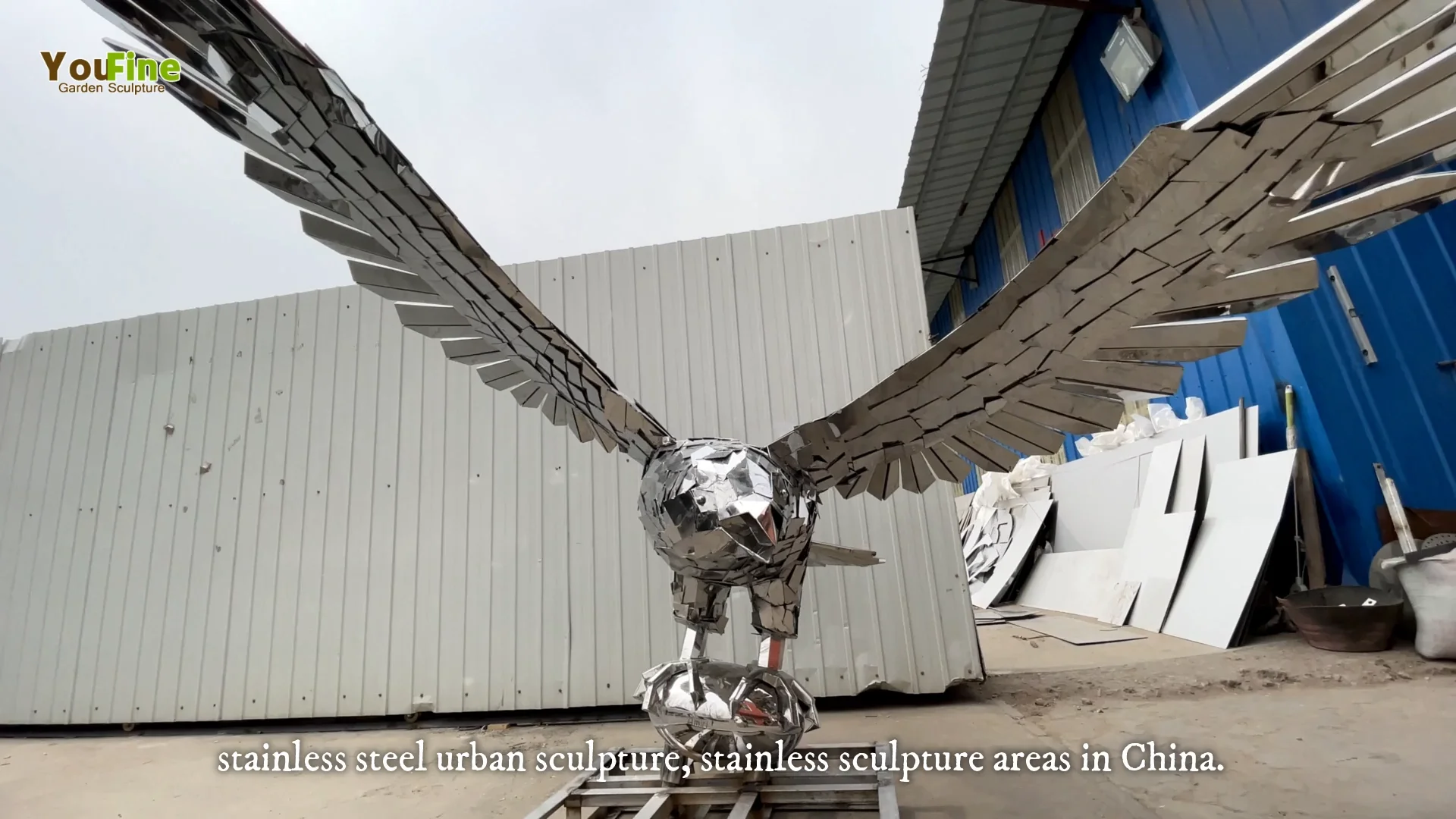 Stainless Steel Abstract Flying Bird Sculpture - Buy Bird Sculpture ...