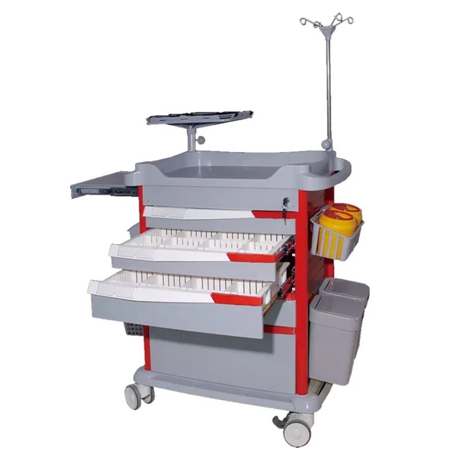 Medical Therapy Instrument Hospital Nursing Workstation Cart Abs ...