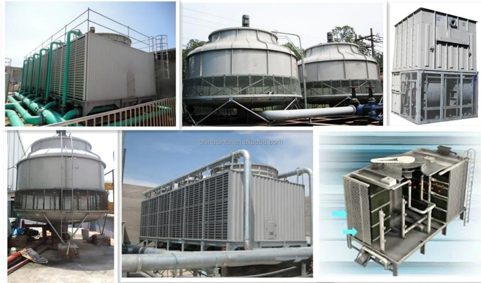 Cooling Tower Fill Pack 1800x600x300mm Of21 Offset Fluted Counter Flow ...