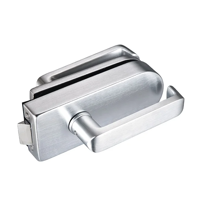 8-10mm Shower Bathroom Glass Lock Handle Lever Hardware Sliding Glass ...