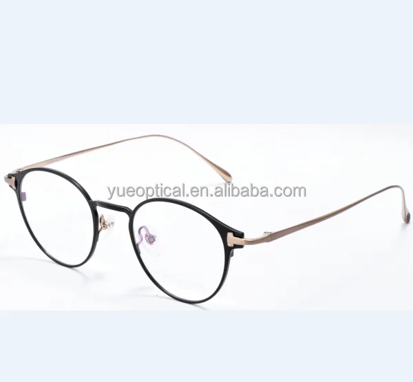 Unisex Vintage Pure Titanium Eyeglasses Frames Oversize Square Style In ...