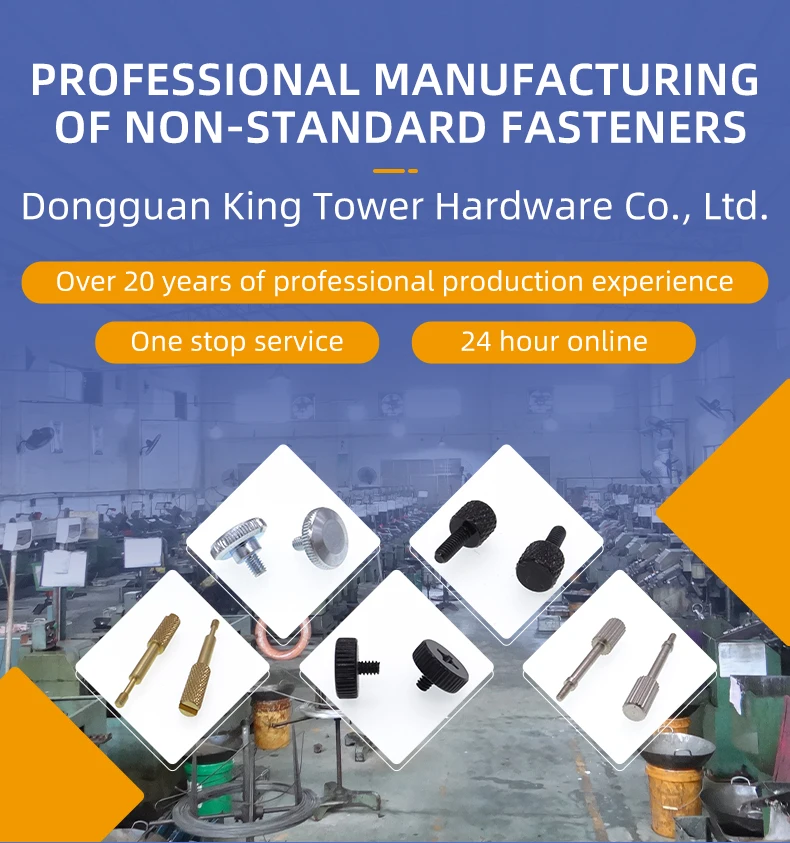 Black Head Computer Knob M4 M5 M6 M8 Knurled Plastic Head Round Knob ...