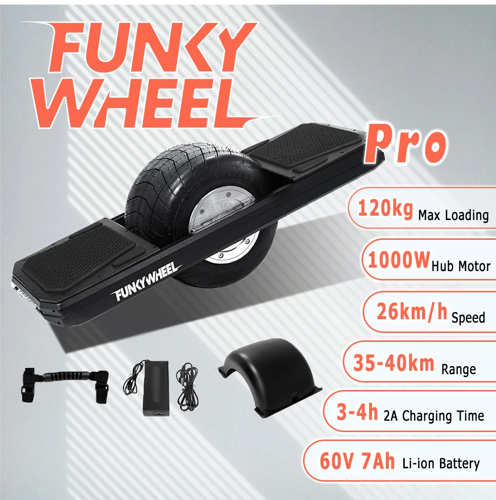 Funkywheel Pro Model 11 Inch Electric Skateboard Self-Balancing Self ...