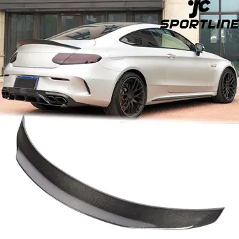 Carbon Fiber Rear Trunk Spoiler Wing Ducktail For Mercedes Benz C Class ...