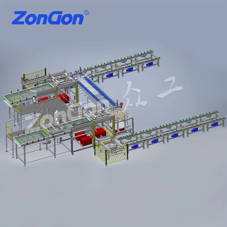 Automatic Canned Fish Meat Meals Loading Unloading Processing Line for ...
