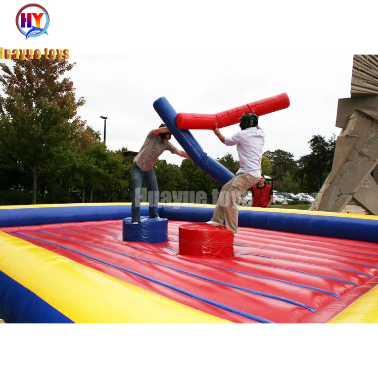 Outdoor Fighting Inflatable Jousting Arena Inflatable Gladiator ...
