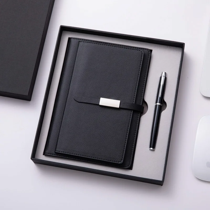 Luxury Gift Set - Premium Notebook with Metal Pen & Key Ring