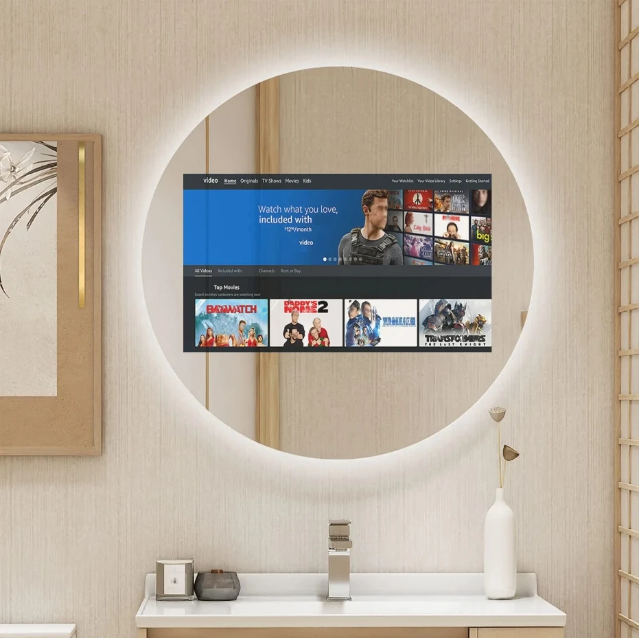 High Quality Hotel Magic Smart Tv Android Mirror Smart Led Mirror ...