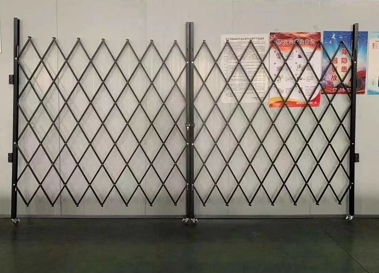 Folding Security Fence Expandable Barricade Gate Aluminum Extendable ...