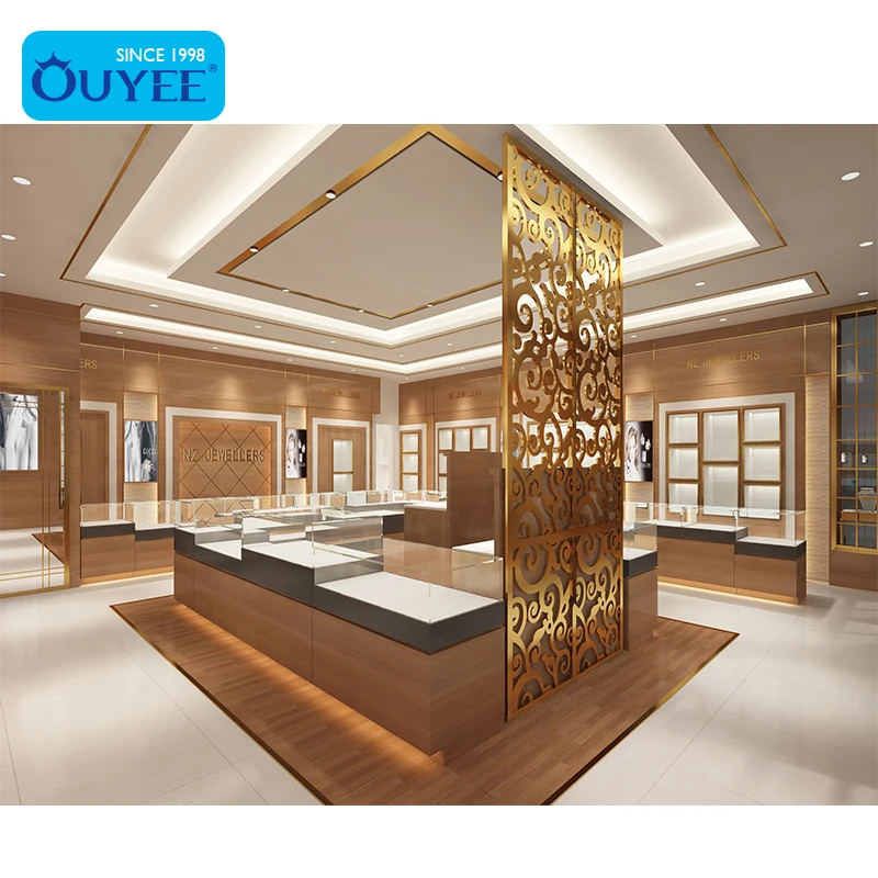 Latest 3d Rendering Store Design Jewellery Display Furniture Gold Shop ...