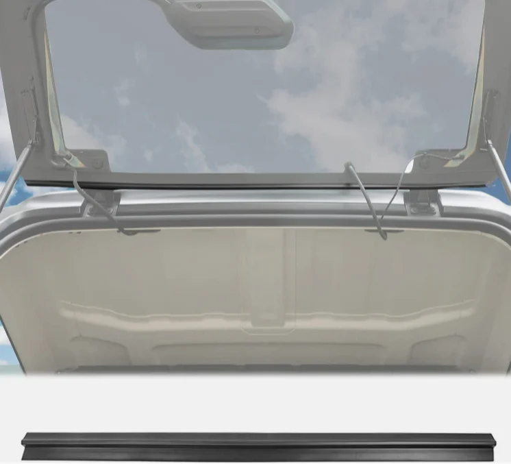 Tailgate Rear Window Rain Gutter Deflector Suitable For Jeeps Wranglers ...