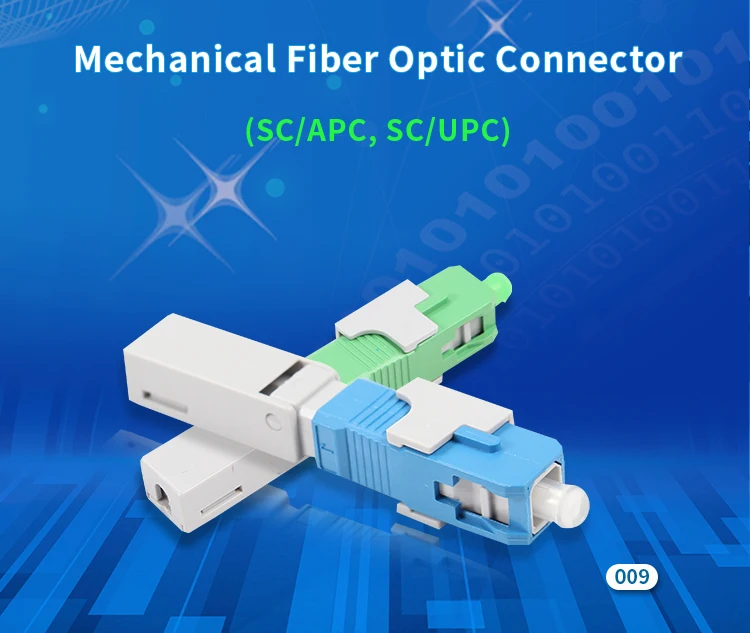Mechanical Fiber Optic Fast Connector Ftth Socket Quick Adapter Sc Apc ...